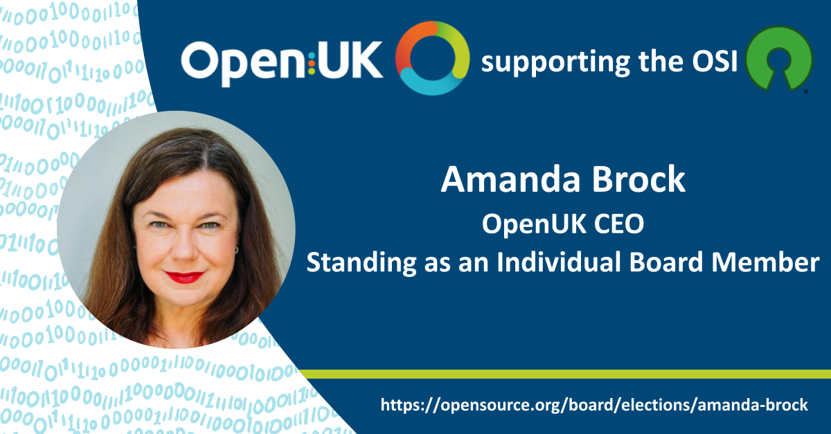 Amana Brock - OSI Board Election Video - OpenUK Amana Brock - OSI Board Election Video - OpenUK