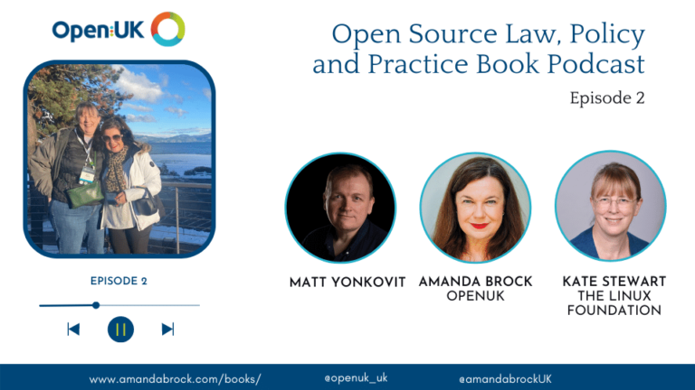Open Source Law, Policy and Practice Book Podcast Episode 2 - OpenUK